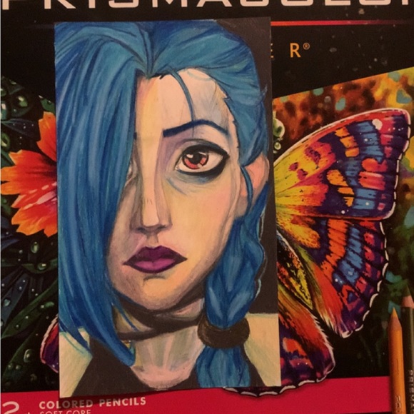 Art | Original Jinx Arcane Card | Poshmark